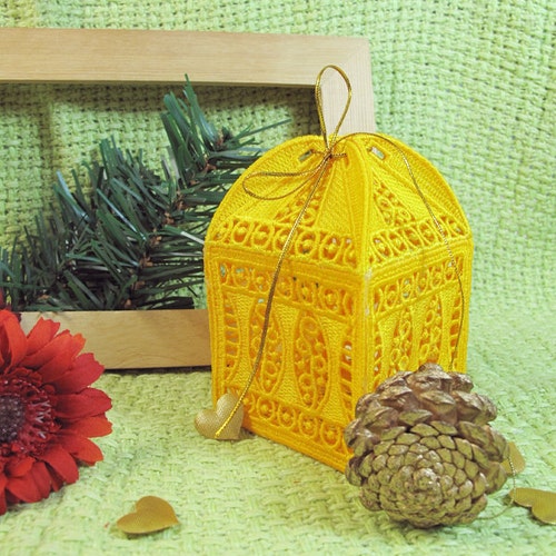 3D FSL Cross Gift Box Free Standing Lace Butterfly Flower - Etsy