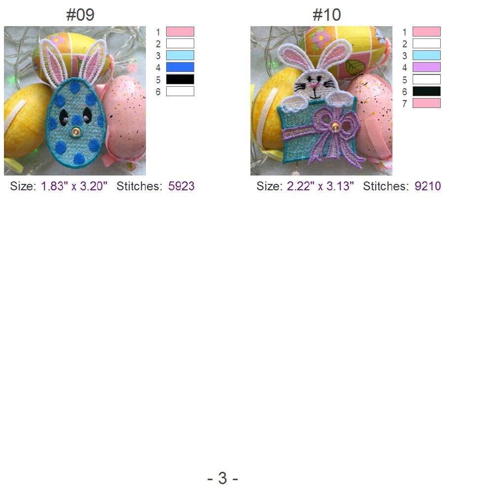 FSL Easter Free Standing Lace Machine Embroidery Designs - Etsy