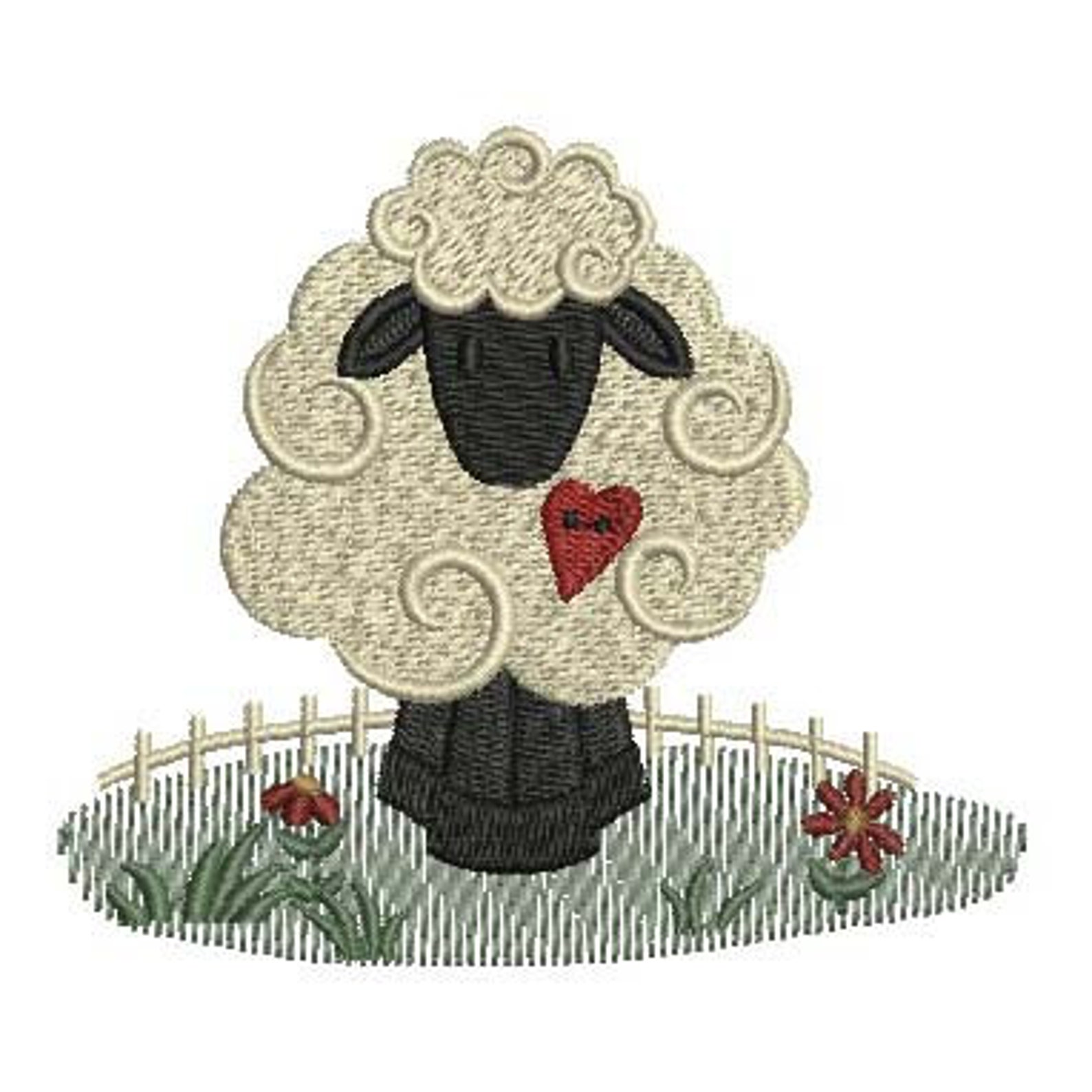 Country Sheep Machine Embroidery Designs Instant Download 4x4 - Etsy