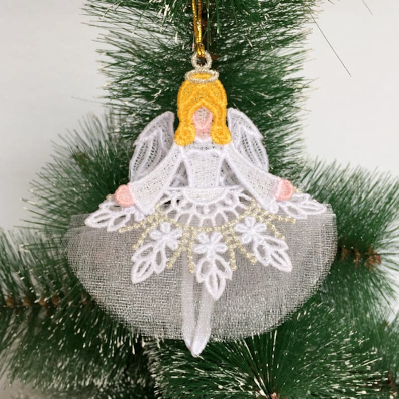 3D FSL Angels Free Standing Lace Machine Embroidery Designs - Etsy