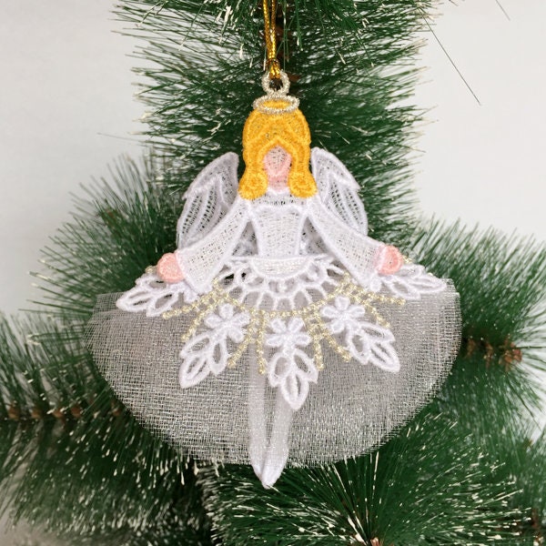 3D FSL Angels Free Standing Lace Machine Embroidery Designs - Etsy