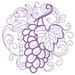 Wine and Grapes Machine Embroidery Designs Instant Download 4x4 5x5 6x6 ...
