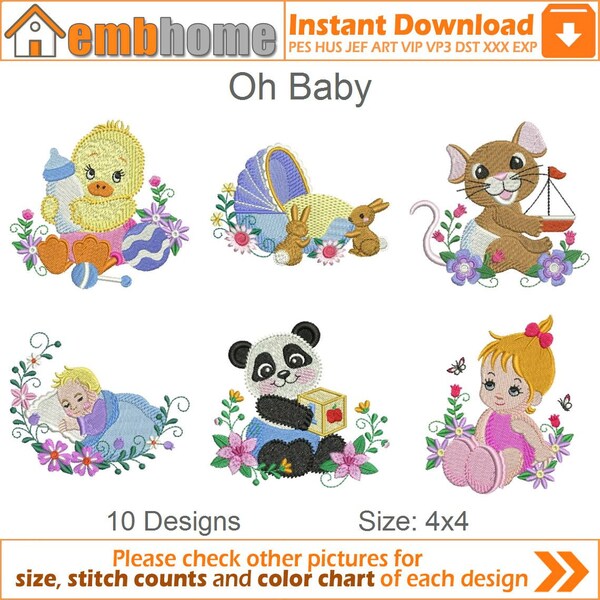 Machine Embroidery Designs Baby - Etsy