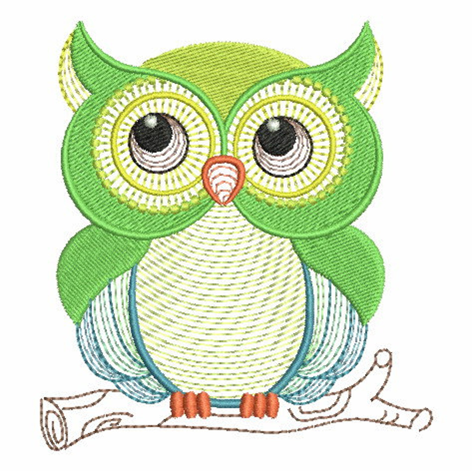 Cute Owls Bird Hoot Machine Embroidery Designs Pack Instant - Etsy