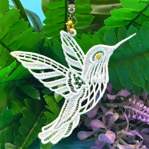 FSL Hummingbird Free Standing Lace Birds Machine Embroidery - Etsy