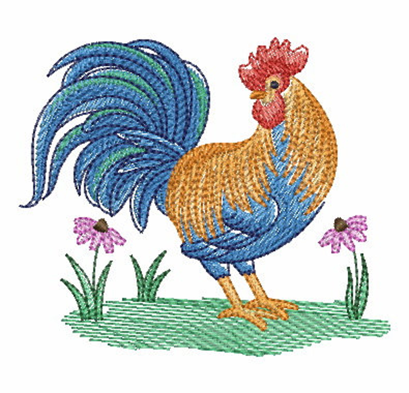 Chickens Machine Embroidery Designs Instant Download 4x4 5x5 Hoop 10 ...