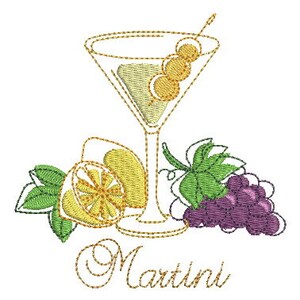 Cocktails Machine Embroidery Designs Pack Instant Download 4x4 5x5 6x6 ...