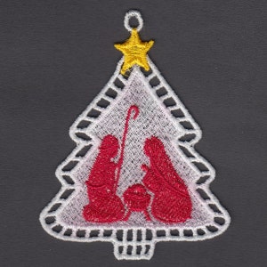 FSL Nativity Ornaments Free Standing Lace Machine Embroidery Designs ...