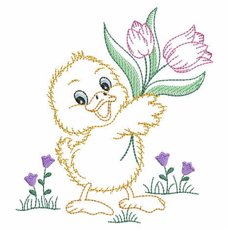 Vintage Easter Machine Embroidery Designs Pack Instant - Etsy