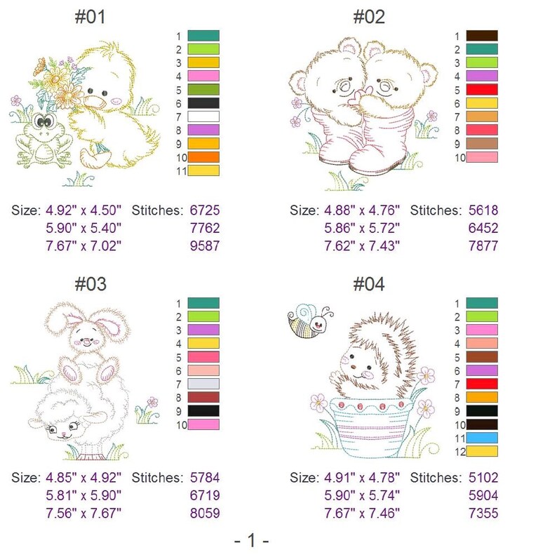 Vintage Best Friends Machine Embroidery Designs Pack Instant - Etsy