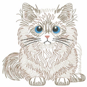 Classy Cats Machine Embroidery Designs Instant Download 6x6 7x7 8x8 ...