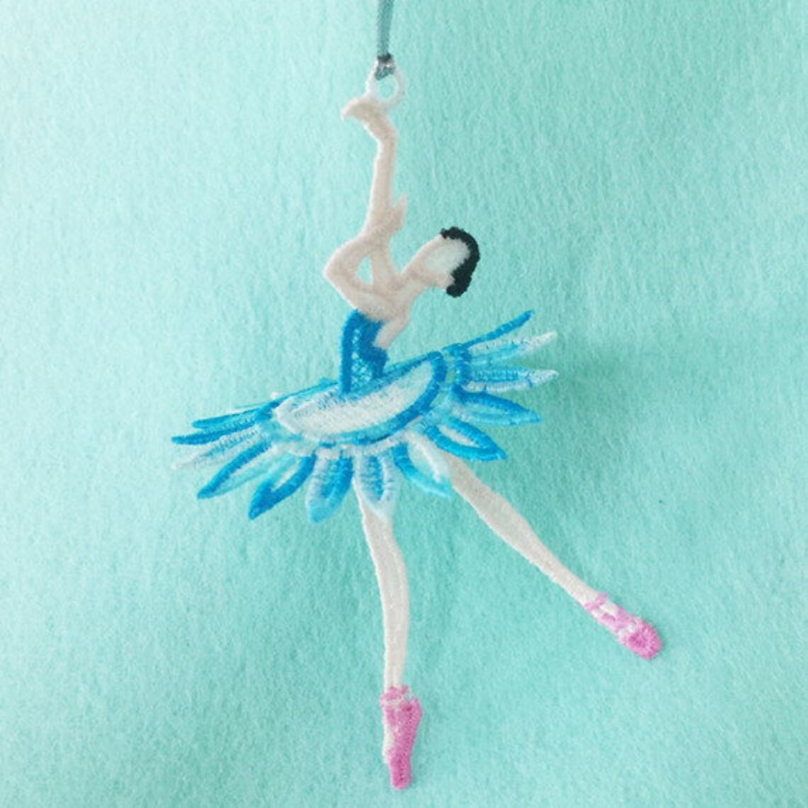3D FSL Ballerina Free Standing Lace Machine Embroidery Designs Instant ...