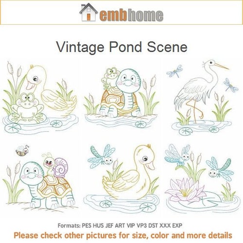 Vintage Farm Life Machine Embroidery Designs Instant Download - Etsy
