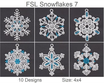 FSL Filigree Christmas Tree Ornament Hanger Free Standing Lace Machine ...