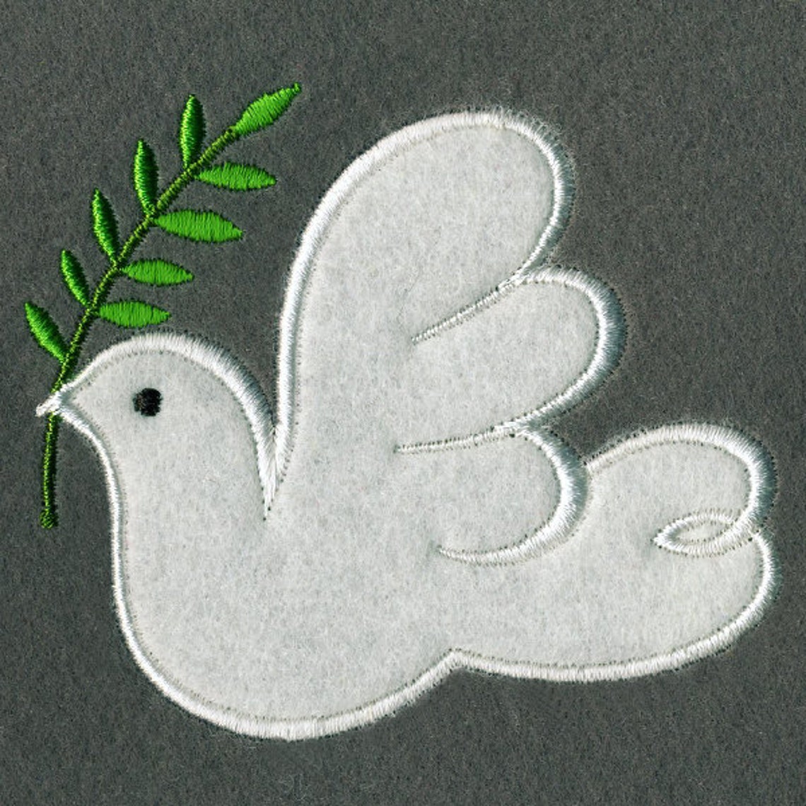 Instant Download Peace Dove Applique Machine Embroidery Design - Etsy