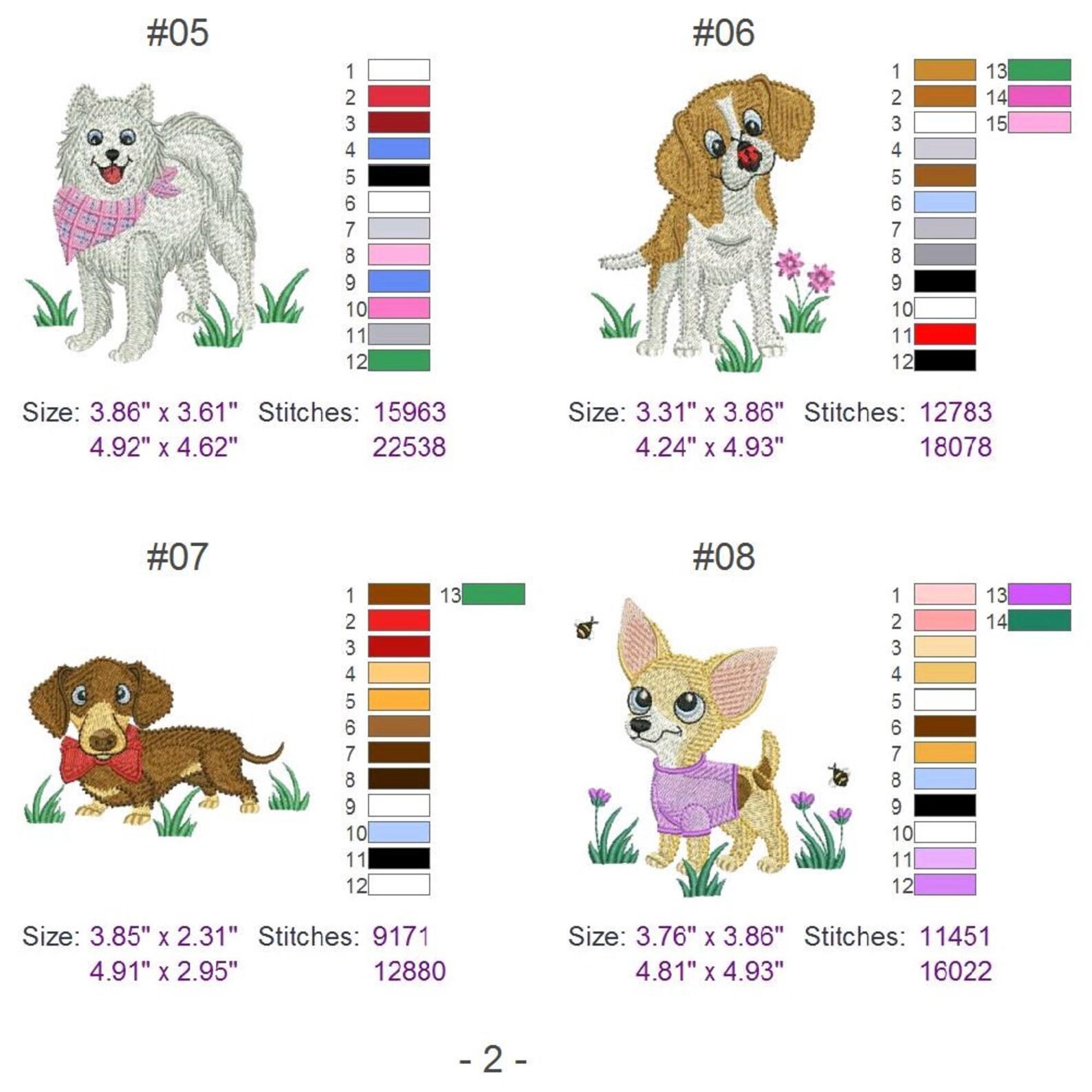 Playful Puppy Machine Embroidery Designs Instant Download 4x4 - Etsy