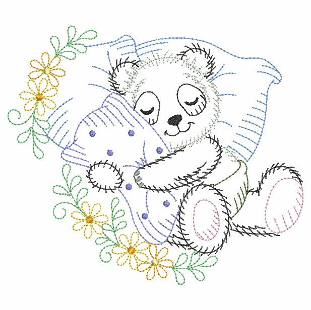 Vintage Sweet Dreams Machine Embroidery Designs Instant - Etsy