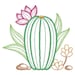Cactus Machine Embroidery Designs Pack Instant Download 4x4 Hoop 10 ...