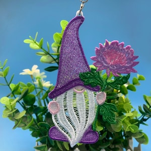 FSL Flower Gnomes Free Standing Lace Machine Embroidery Designs Instant ...