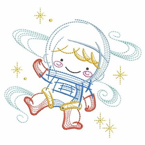 Out of This World Machine Embroidery Designs Pack Instant Download 4x4 ...