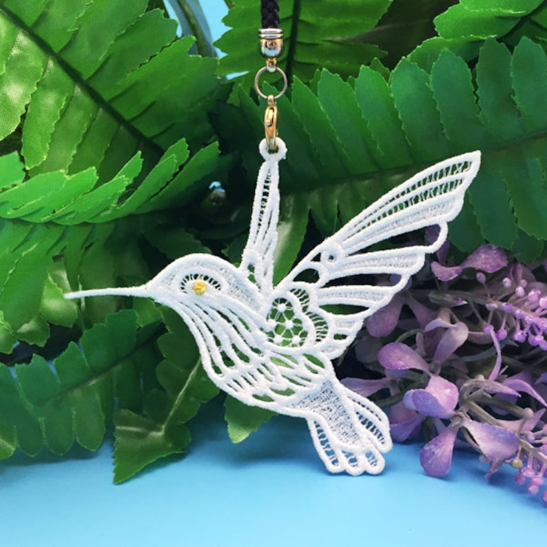 FSL Hummingbird Free Standing Lace Birds Machine Embroidery - Etsy