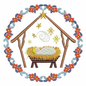 Nativity Machine Embroidery Designs Pack Instant Download 4x4 5x5 Hoop ...