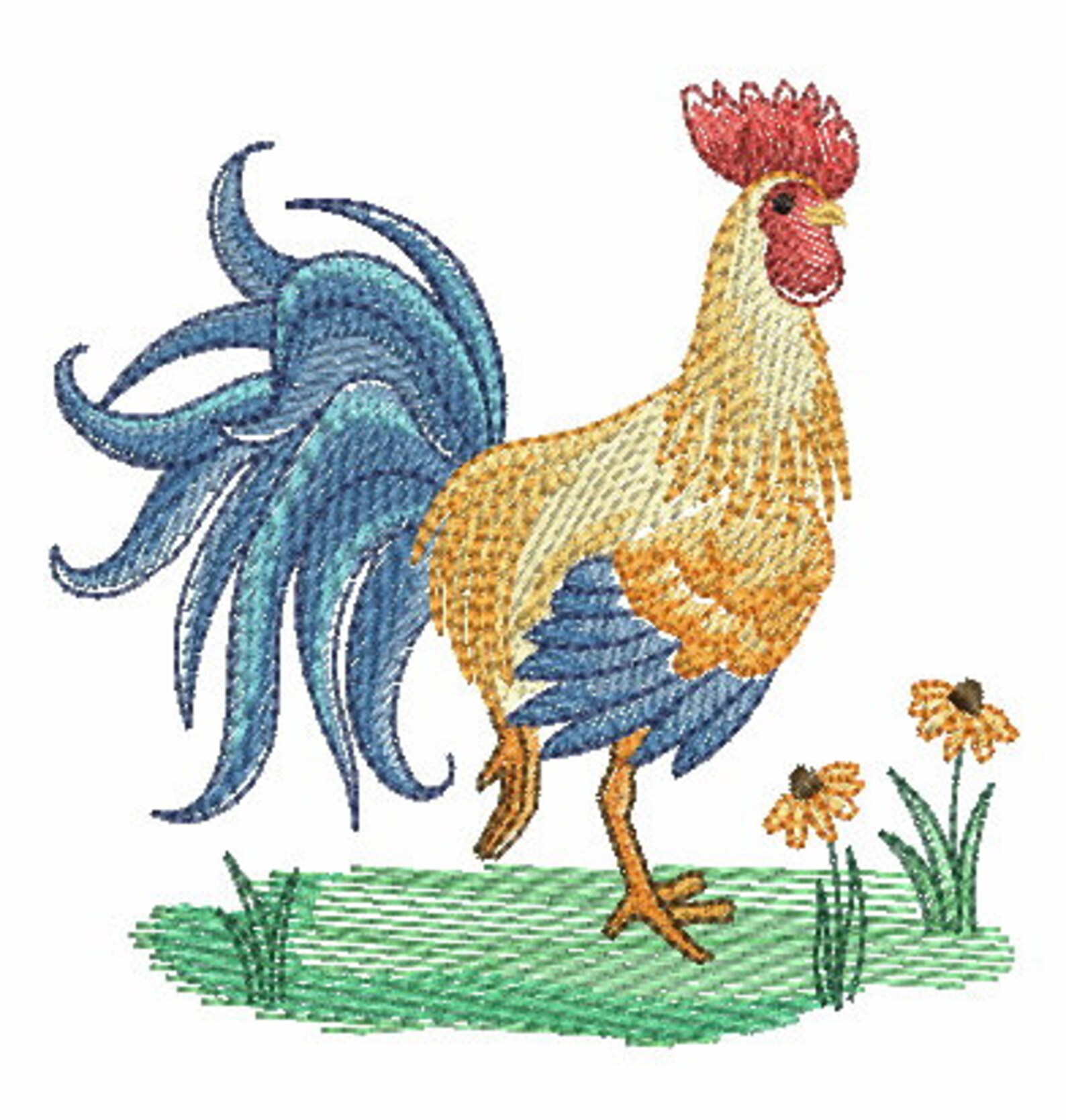 Chickens Machine Embroidery Designs Instant Download 4x4 5x5 Hoop 10 ...