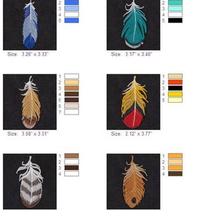 FSL Feathers Free Standing Lace Machine Embroidery Designs - Etsy