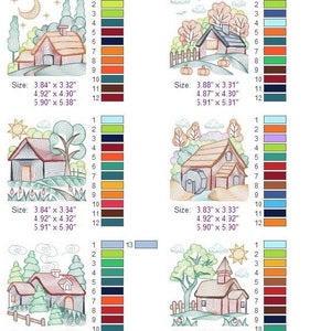 Country Farmhouse Machine Embroidery Designs Instant Download - Etsy
