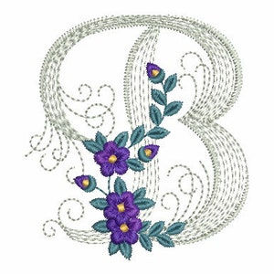 Rippled Alphabet Upper Case Letters Machine Embroidery Designs Pack ...