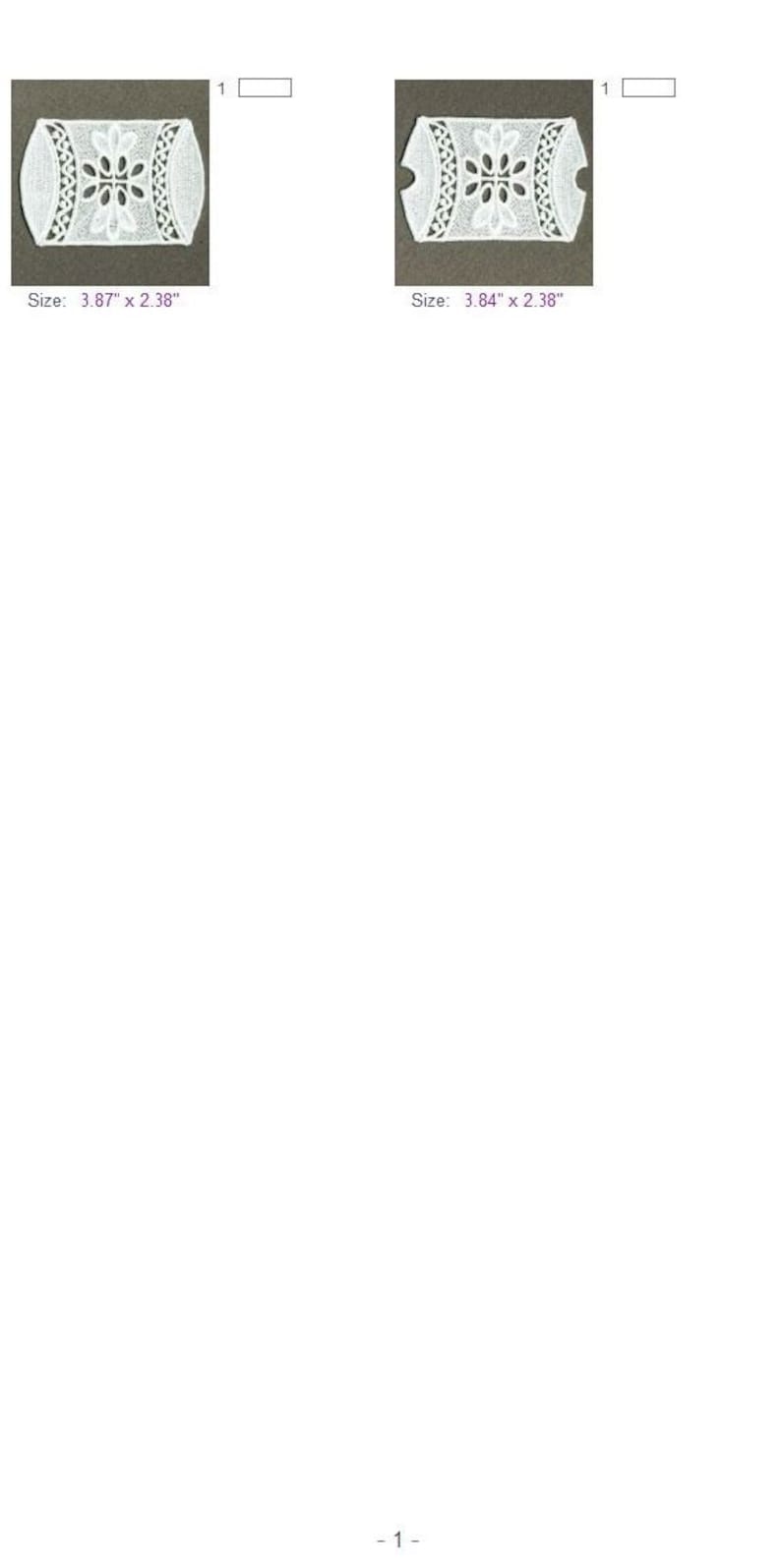 3D FSL Candy Box Free Standing Lace Machine Embroidery Designs - Etsy