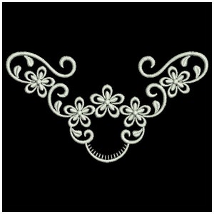 White Work Elegance Machine Embroidery Designs Instant Download 4x4 5x5 ...