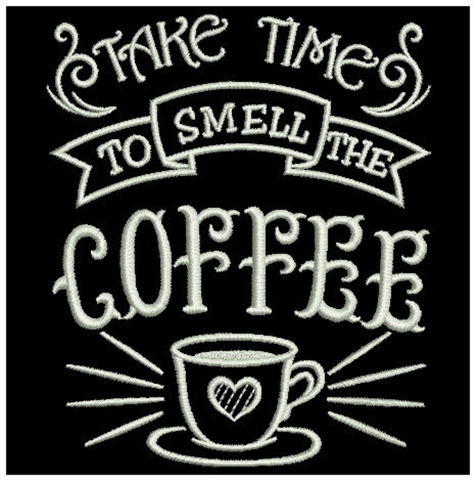 Taste of Coffee Machine Embroidery Designs Pack Instant - Etsy