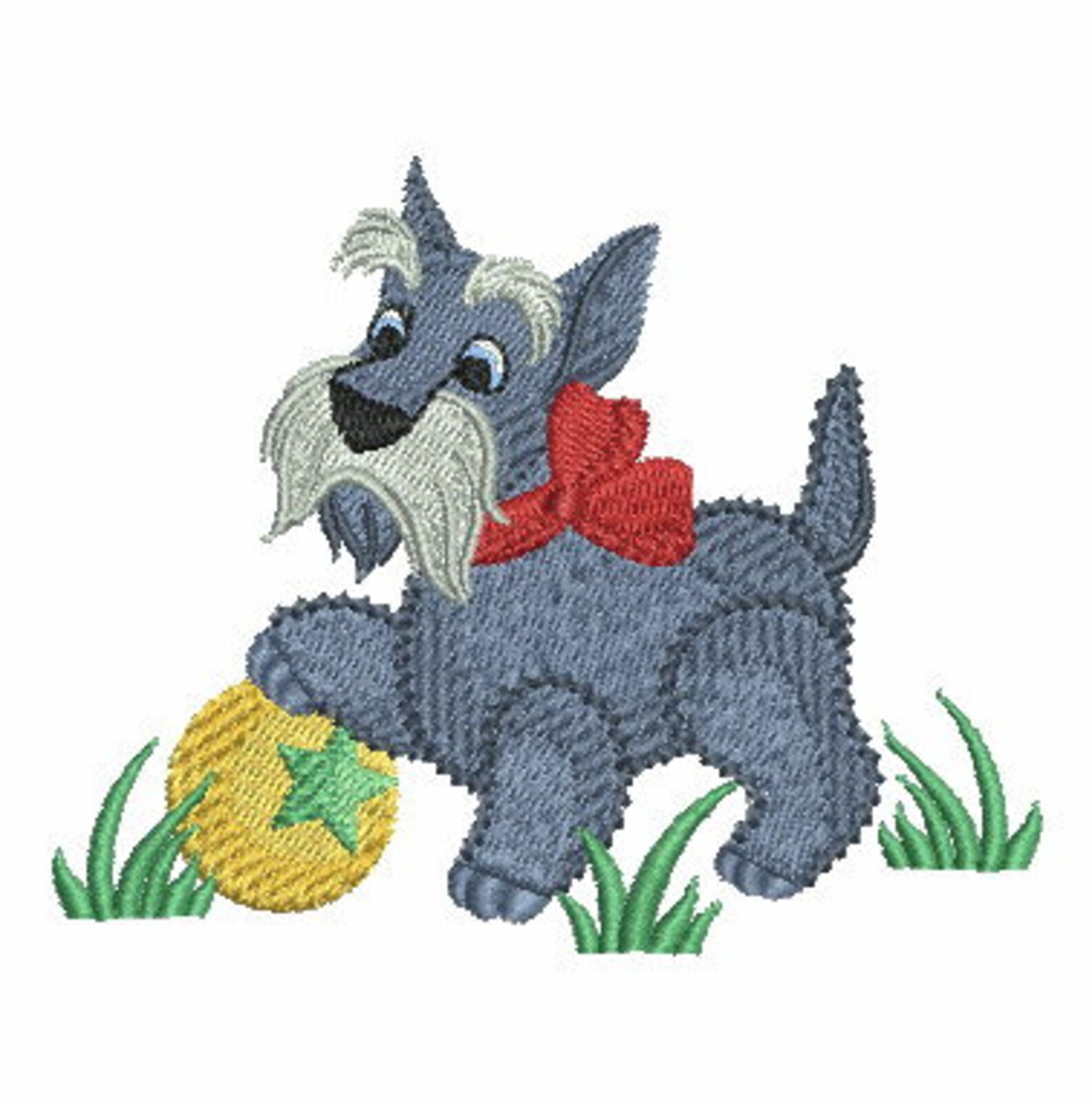 Playful Puppy Machine Embroidery Designs Instant Download 4x4 - Etsy