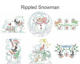 Rippled Ballerina Machine Embroidery Designs Instant Download | Etsy