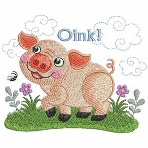Cute Farm Animals Machine Embroidery Designs Pack Instant Download 4x4 ...