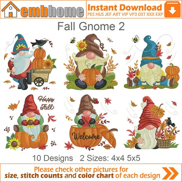 Machine Embroidery Designs Fall - Etsy