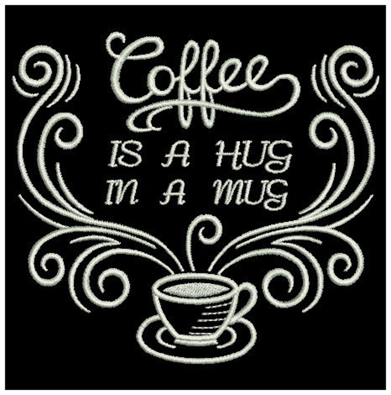 Taste of Coffee Machine Embroidery Designs Pack Instant - Etsy