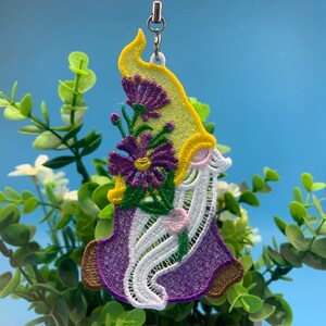 FSL Flower Gnomes Free Standing Lace Machine Embroidery Designs Instant ...