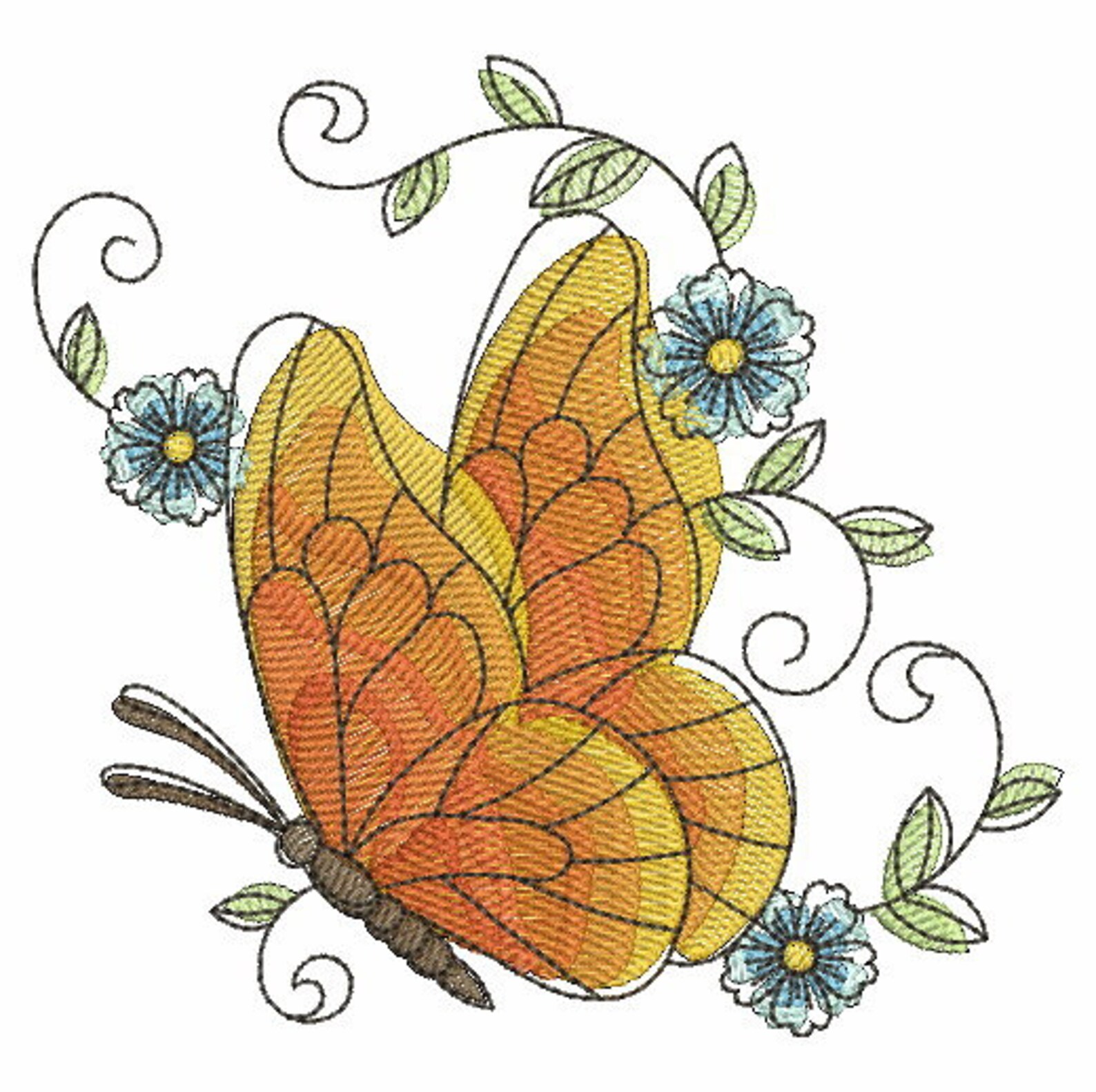 Spring Bugs Machine Embroidery Designs Instant Download 4x4 5x5 6x6 ...