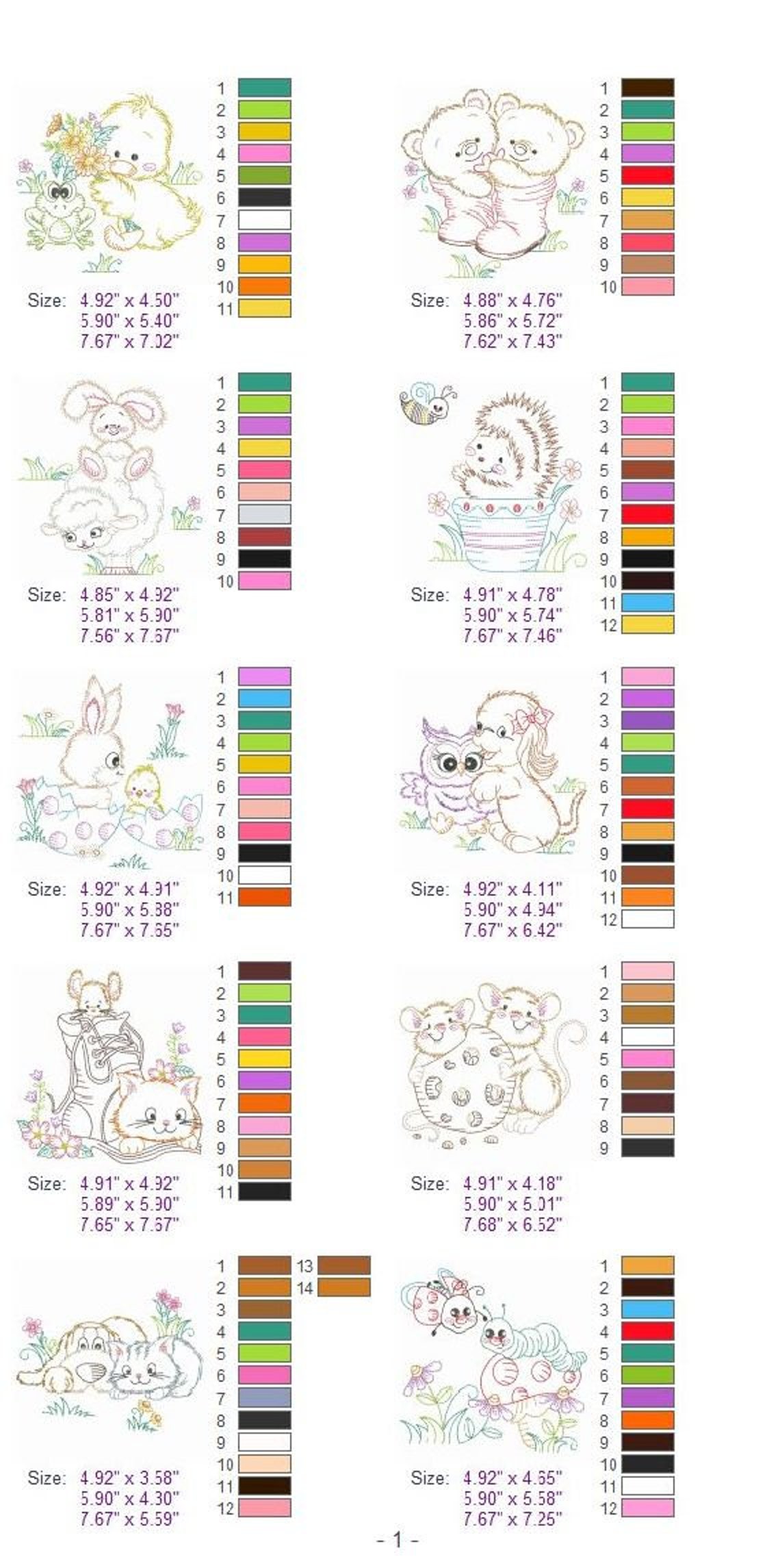 Vintage Best Friends Machine Embroidery Designs Pack Instant - Etsy