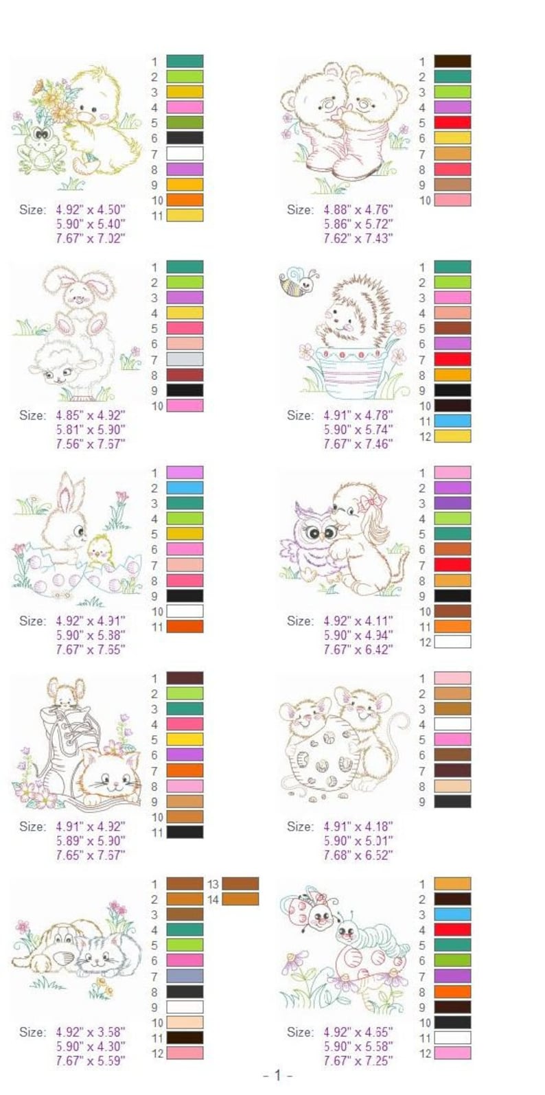 Vintage Best Friends Machine Embroidery Designs Pack Instant | Etsy