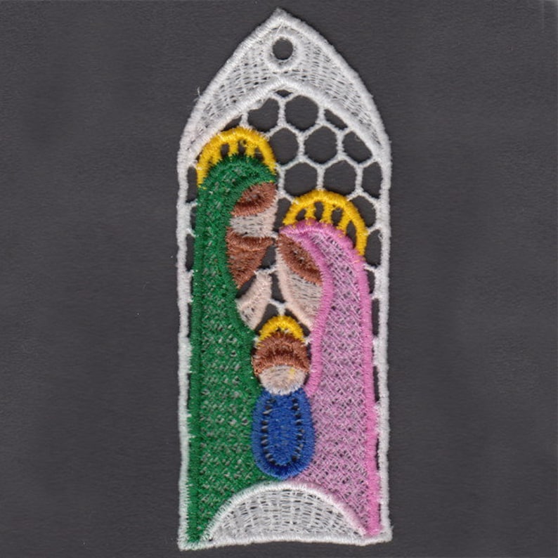 FSL Nativity Ornaments Free Standing Lace Machine Embroidery Designs ...