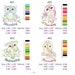 Days of the Week Owls Machine Embroidery Designs Pack Instant Download ...