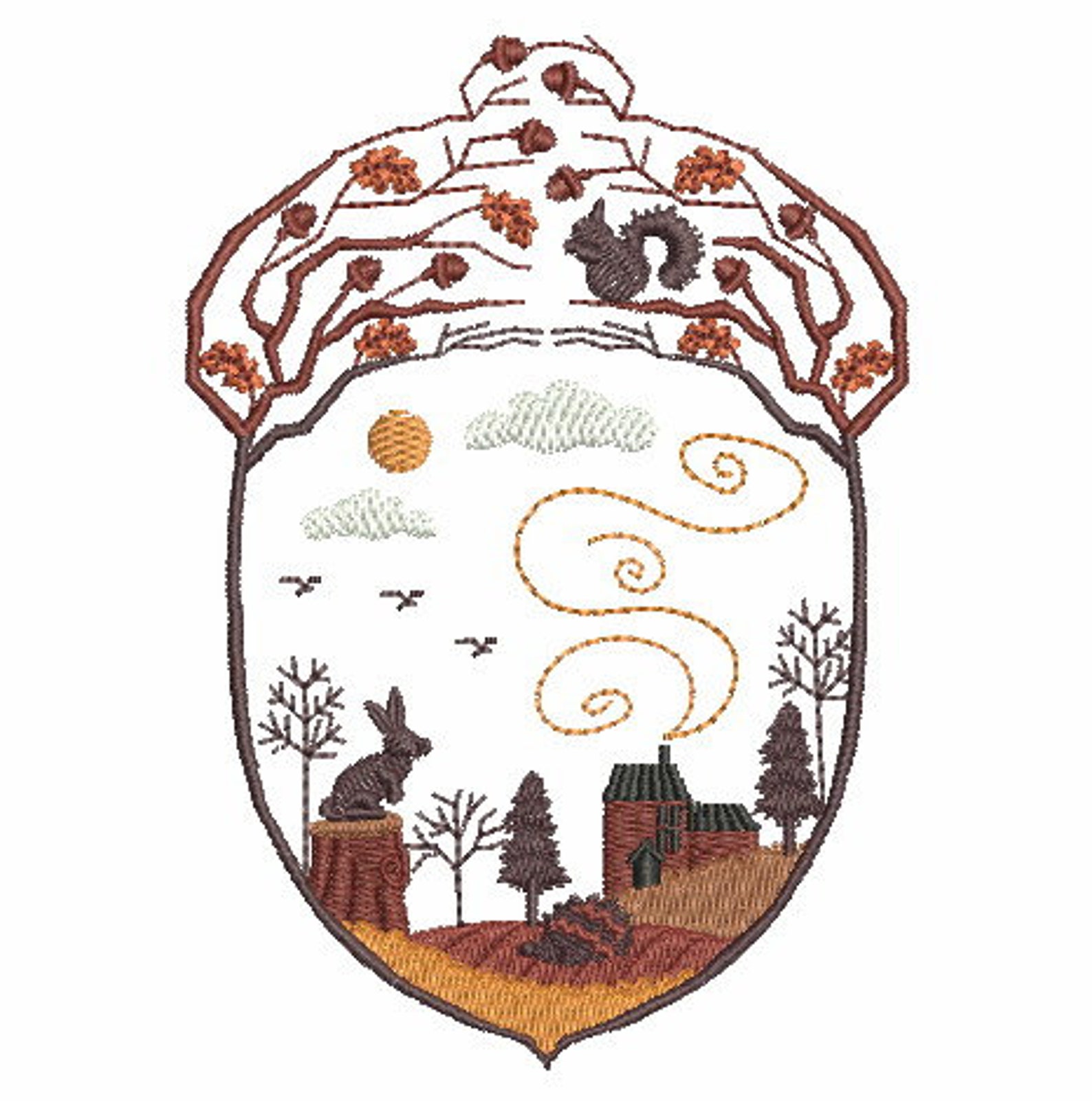 Naturally Autumn Machine Embroidery Designs Instant Download - Etsy