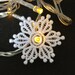 FSL Mini Snowflake Lights Free Standing Lace Christmas Ornament Machine ...