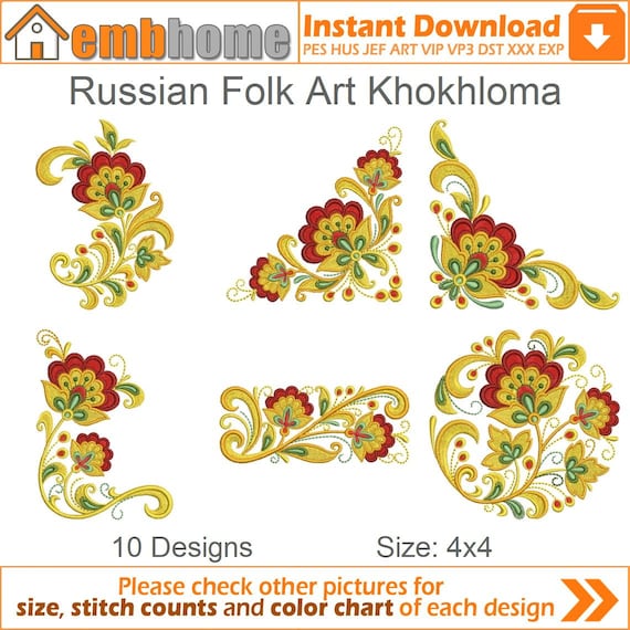 Russian Folk Art Designs