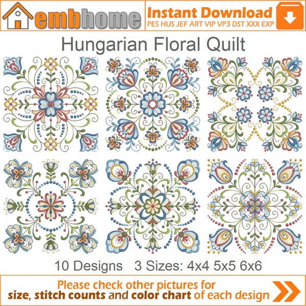 Hungarian Embroidery Pattern - Etsy