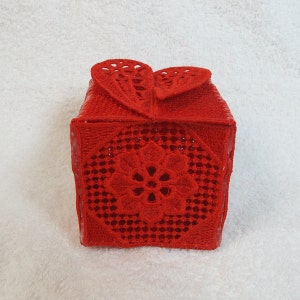 3D FSL Cross Gift Box Free Standing Lace Heart Valentine Machine ...