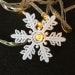 FSL Mini Snowflake Lights Free Standing Lace Christmas Ornament Machine ...